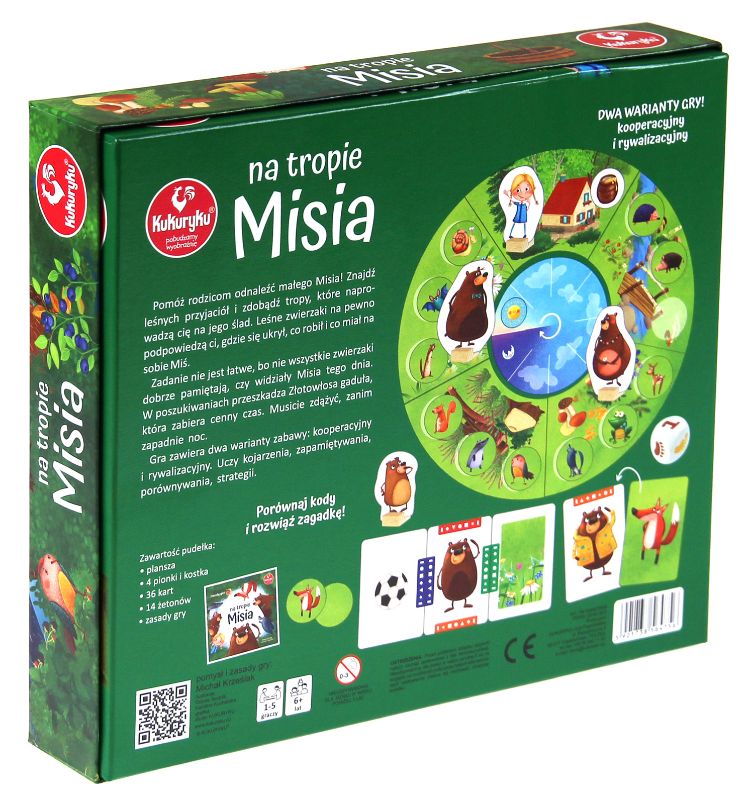Na tropie Misia » sklep GryPlanszowe.pl « gry dla dzieci kooperacyjne - cena, opinie