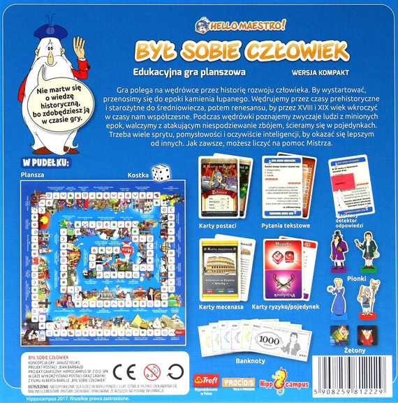 Był sobie człowiek - gra planszowa (wersja kompakt) » sklep GryPlanszowe.pl « gry dla dzieci ...